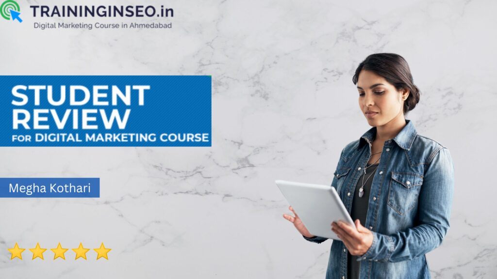 Megha Kothari Her Journey at Traininginseo